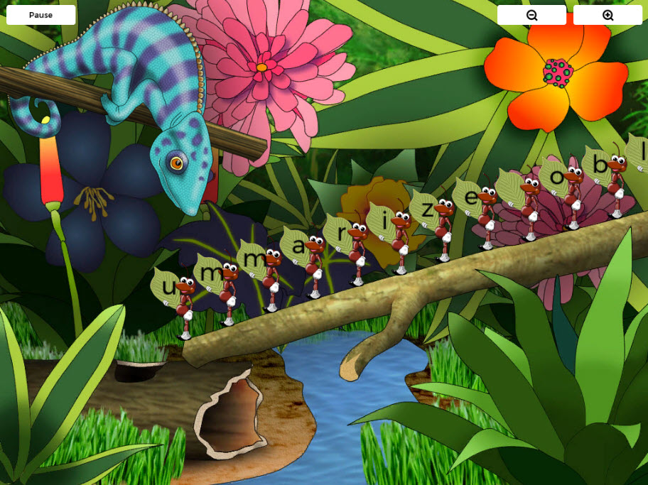 Chameleon Picnic - Mavis Beacon Teaches Typing Classroom Edition Userguide